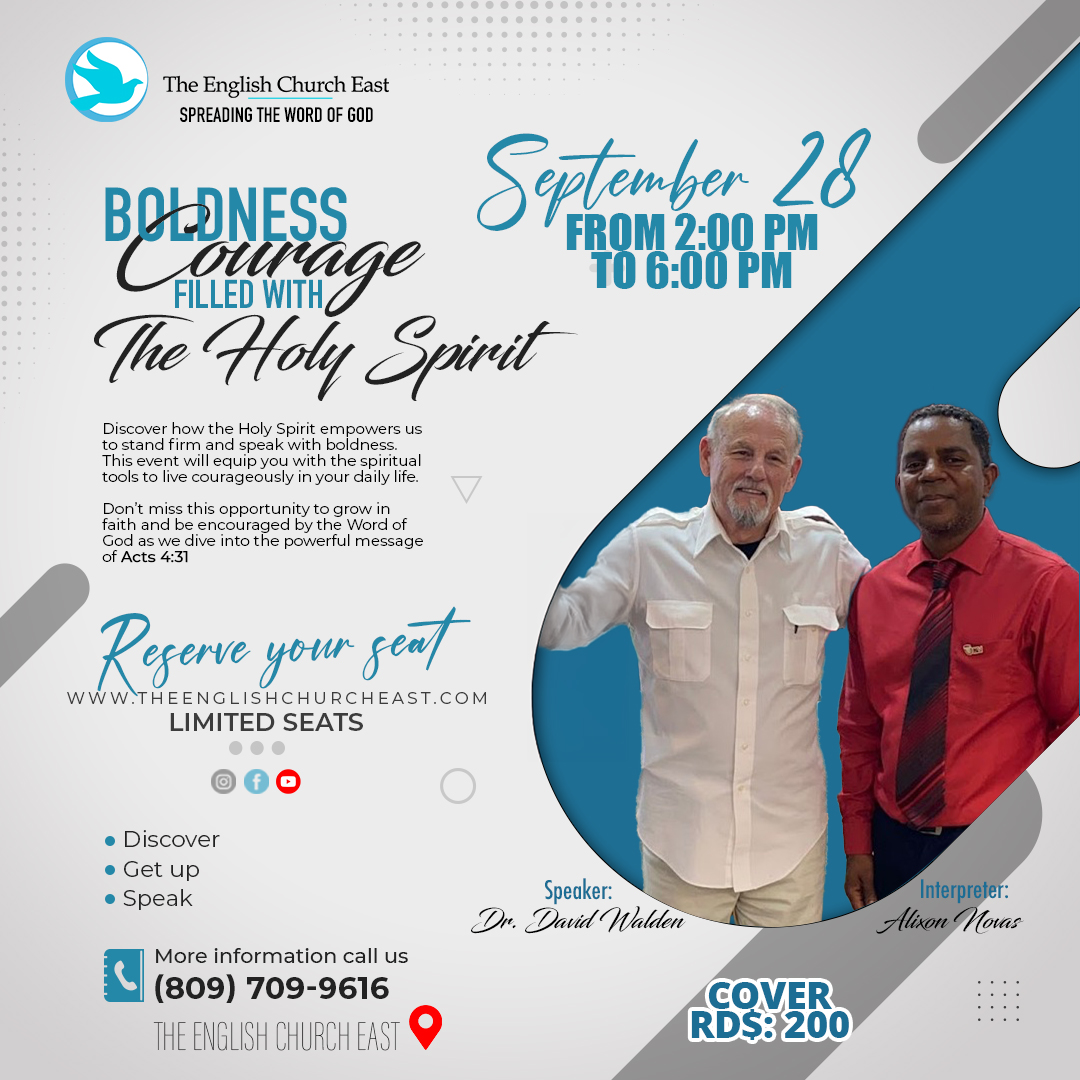 Boldness Courage Filled The Holy Spirit – The English Church East